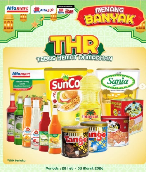 THR Alfamart Datang! Hari Ini hingga 5 Maret 2026, Promo Tropical ...