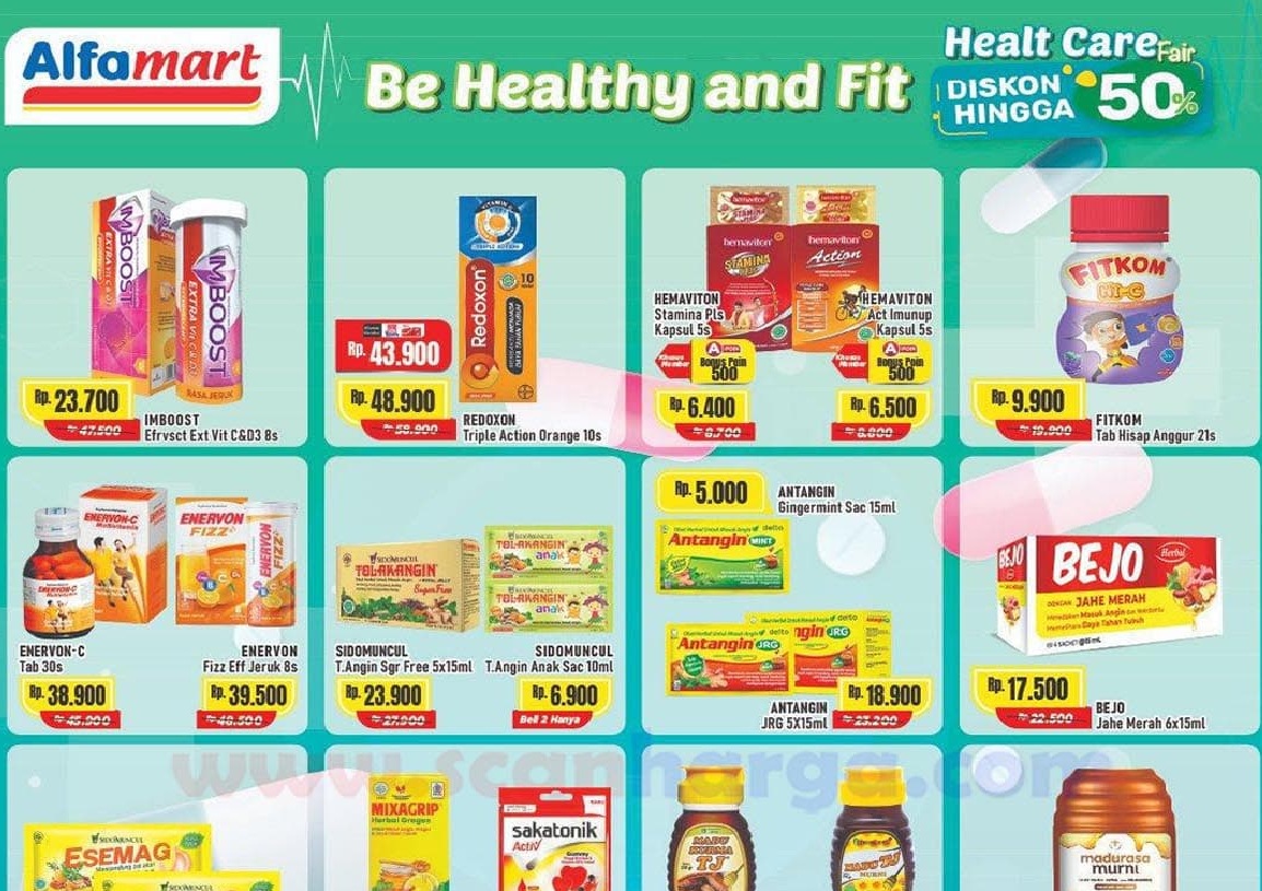 Katalog Promo Alfamart 1-15 Maret 2026: Stok Vitamin & Obat Turun Harga ...