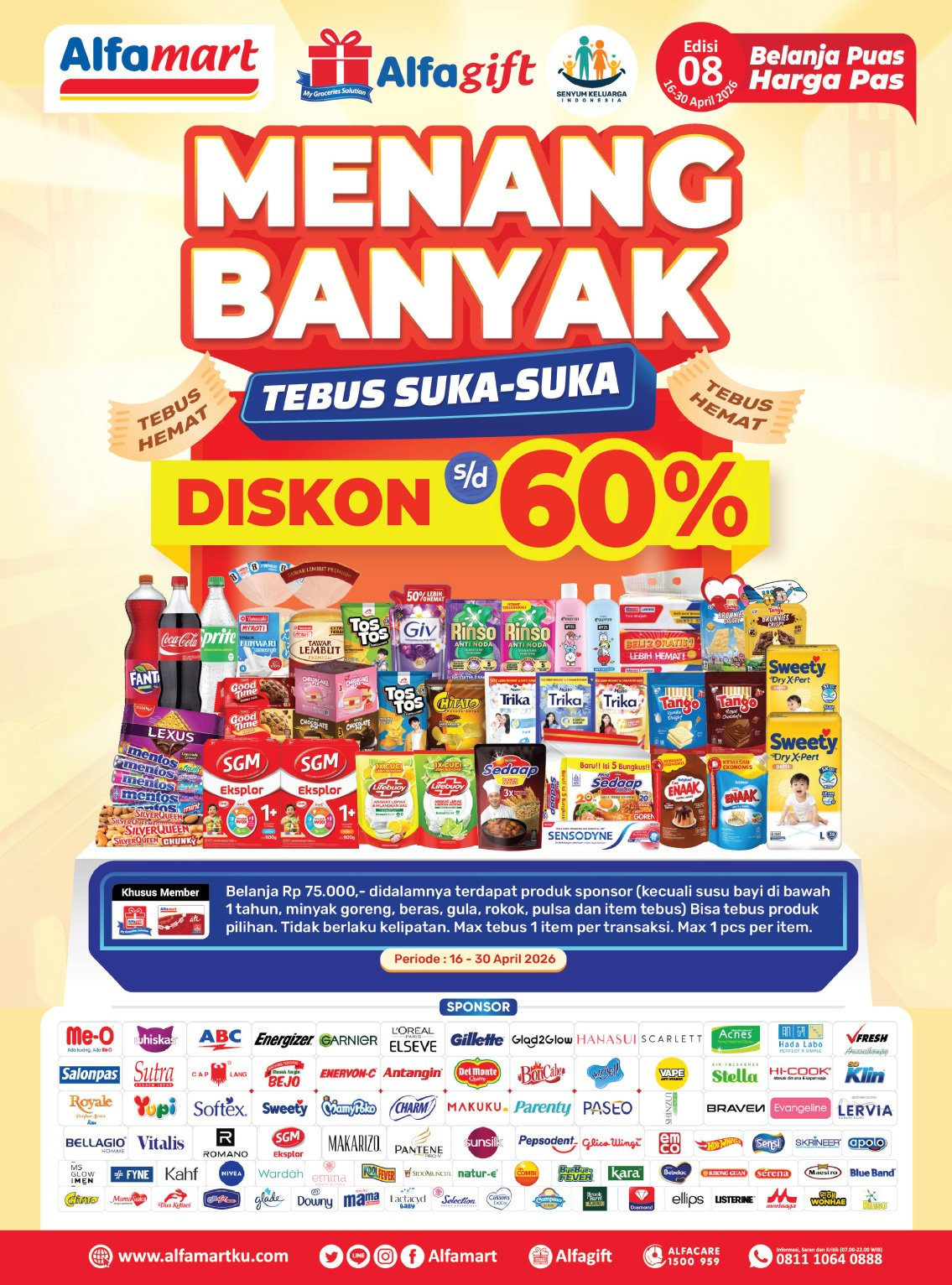 Belanja Tanpa Keluar Rumah! Cek Promo Alfamart April 2026 di Alfagift ...