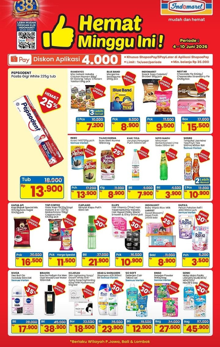 Promo Indomaret Minggu Ini 4 - 10 Juni 2026: Minyak Goreng, Susu ...