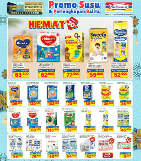Katalog Promo Indomaret Maret 2026: Susu dan Kebutuhan Balita Hemat ...